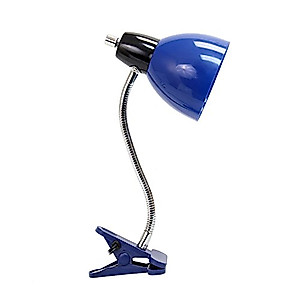 Limelights LD2014-BLU Adjustable Clip Lamp Light, Blue 7.68 x 4.72 x 12