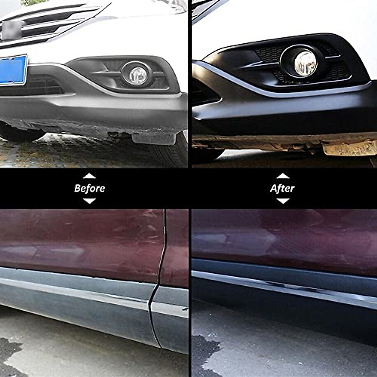 Sumcalio Car Plastic Part Retreading Agent，Auto Leather Refurbishment Paste，Exterior Restorer，Leather Interior Car Cleaner (1pcs)