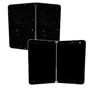 MightySkins Skin for Microsoft Surface Duo - Deep Space | Protective, Durable, and Unique Vinyl Decal wrap Cover | Easy to Apply, Remove, and Change Styles | Made in The USA (MISURDUO-Deep Space)