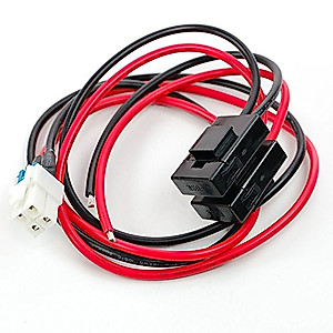 AEcreative 4-pin 12AWG DC Power Supply Cable for Yaesu Radio FT-450D FT-891 FT-991-A FTDX-1200 Kenwood TS-480SAT TS-590SG TS-890s Ts-480-SAT Icom IC-7000 IC-7200 IC-7600 IC-7300 Alinco DX-SR9T Vertex