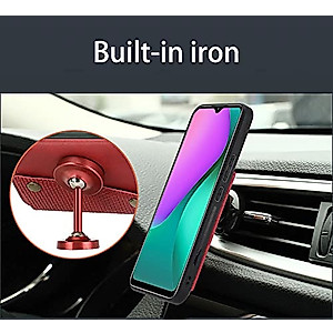 Phone Cover Case Wallet Case for Infinix Smart 5, Leather Case with Card Holder, Double Magnetic Clasp and Durable Shockproof Cover for Infinix Smart 5 Case,Magnetic Phone Case for Car Protective Shel