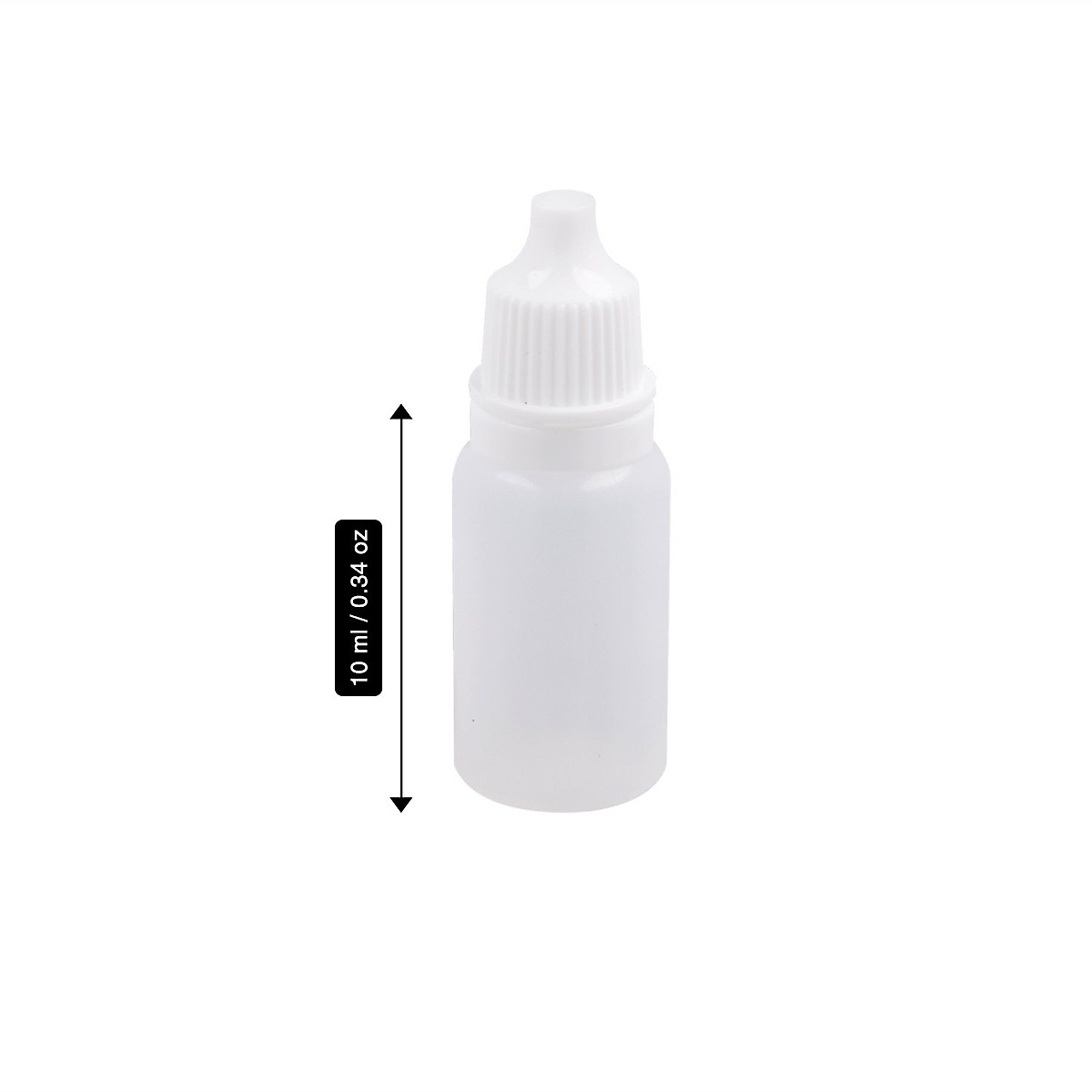 Jespeker 50 PCS Plastic Dropper Bottle Drop Bottles Empty Squeezable Eye Liquid Essential Oil Squeeze Bottle Small Dropper Refillable Containers with Caps 10ml