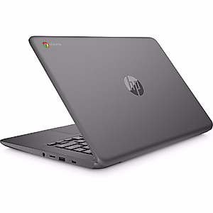 HP Chromebook 14-inch Laptop with 180-Degree Swivel, AMD Dual-Core A4-9120 Processor, 4 GB SDRAM, 32 GB eMMC Storage, Chrome OS (14-db0020nr, Chalkboard Gray) (Renewed)