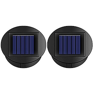 2 Pack Solar Lights Replacement Top Parts 7 Lumens Lantern Lids Light for Hanging Solar Lanterns Outdoor Decorations Garden Patio