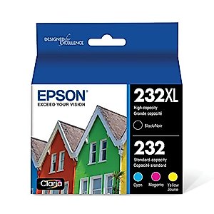 Epson T232 Standard-Capacity Color and High-Capacity Black Multi-Pack