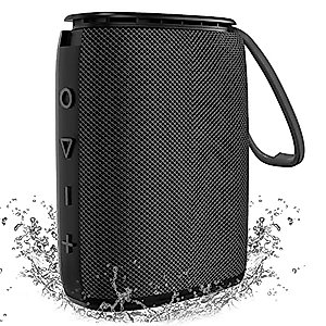 IPX7 Waterproof Bluetooth Speaker, Hadisala H3 Portable Wireless Speaker Bluetooth 5.0 with Rich Bass HD Stereo Sound 15H Playtime USB-C Charge, Shower Speaker TWS Pairing for Home, Outdoors, Travel