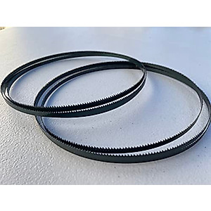 AYAO 62 Inch Bandsaw Blades X 1/4-Inch X 12TPI for Ryobi, Powertec, Skil, Craftsman 9" Band Saws, 2-Pack