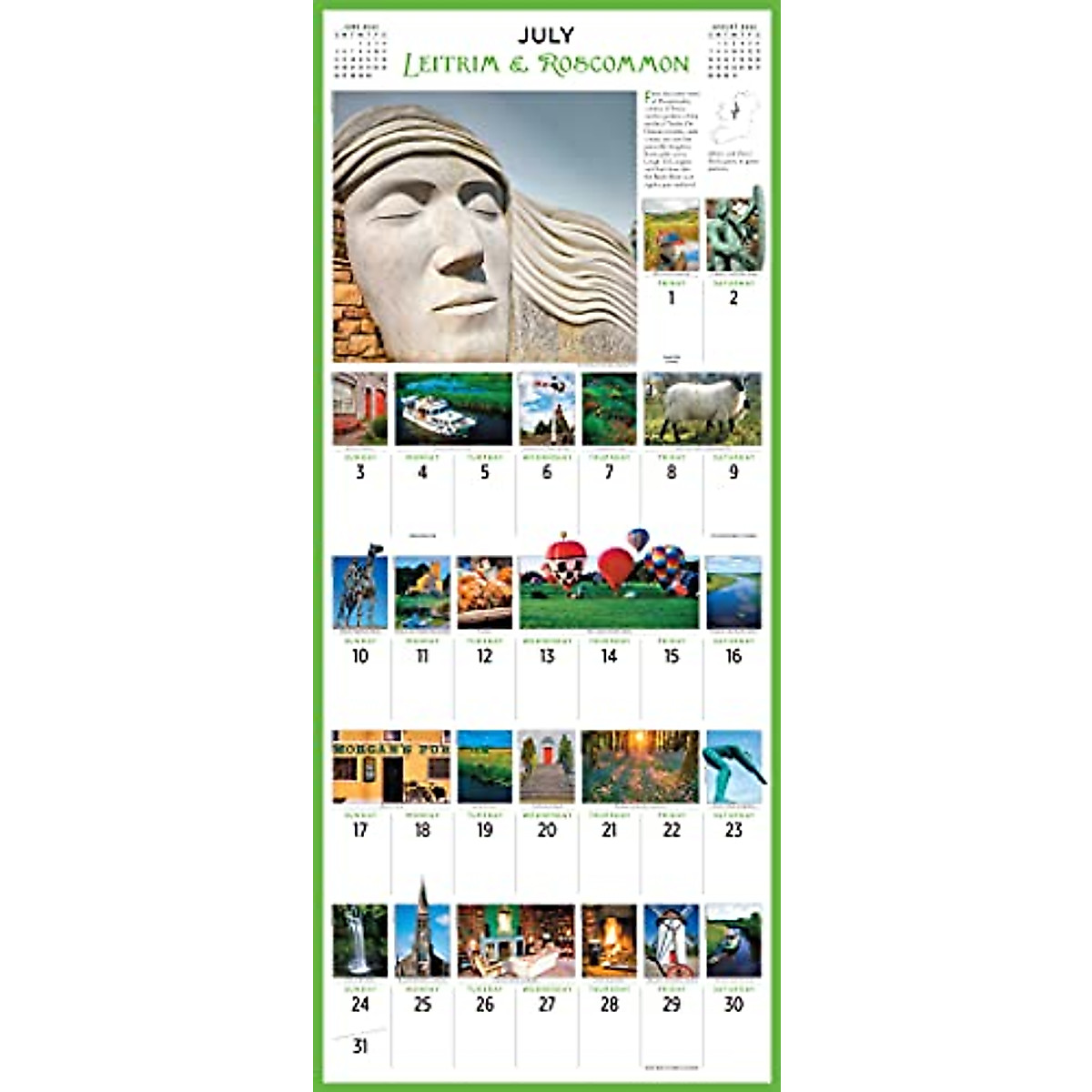 365 Days in Ireland Picture-A-Day Wall Calendar 2022: A Tour of Ireland by Photograph that Lasts a Year