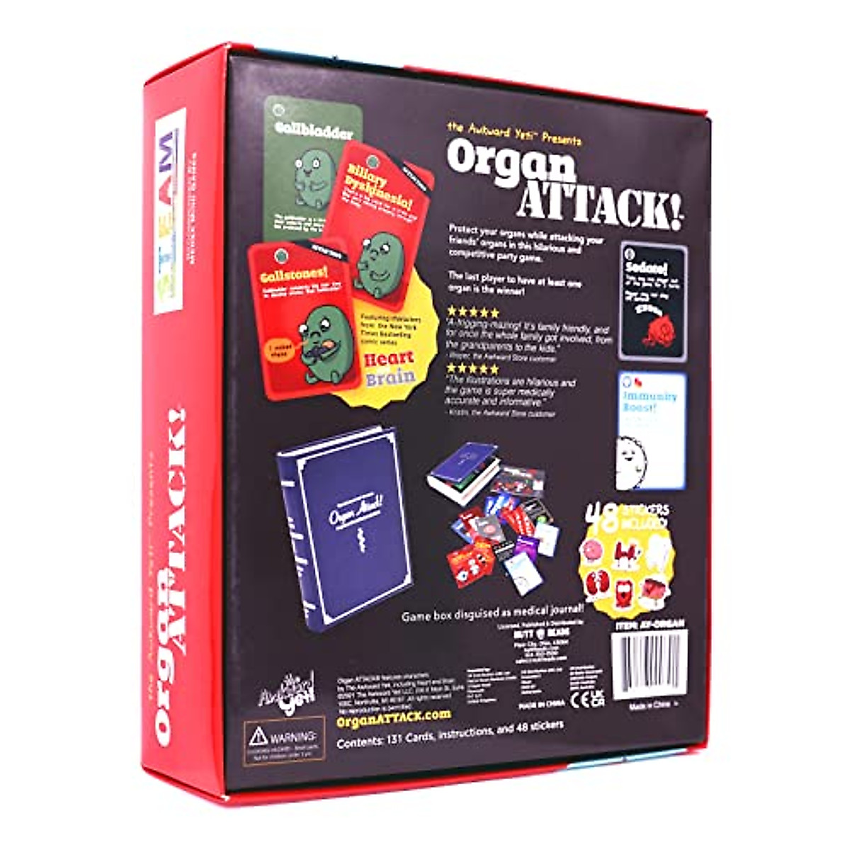 The Awkward Yeti Organ Attack! Card Game