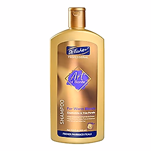 Dr. Fischer Purple Shampoo for Blonde Hair - Blonde Hair Care Reduces Brassy Yellow Tones for Blonde, Bleached, Ash, Silver or Color Treated Hair. For All Hair Types (13.5 OZ)