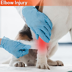 ZELARMAN Dog Elbow Pads, Elbow Protection for Dog, Cover Hygromas, Relief Pressure Sore, for Doberman, Golden Retriever