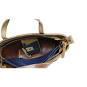 STS Ranchwear Calvary Satchel Distressed Brown Leather One Size