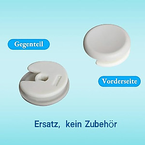 Timorn Analog Stick Cap Replacement (White, Plastic) for 3DS, 3DS LL, 3DS XL, New 3DS Controllers