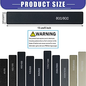 Honoson 10 Pcs Sanding Sticks Buffing Sanding Sticks for Plastic Models Assorted Grits Model Sanding Sticks Crafts Sticks Polishing Stick Metal Wood Sandpaper Tools(Low Grits Rating, Classic Style)