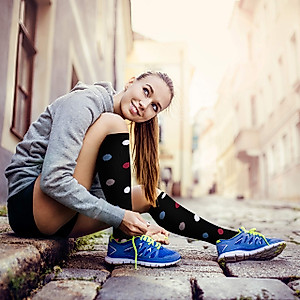 WITHYOU Compression Socks (8 Pairs), 15-20 mmHg is Best Athletic for Men & Women, Running, Flight, Travel, Pregnant - Boost Performance, Blood Circulation & Recovery (8 Assorted 7, L/XL)