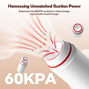 Vacbird Portable Handheld Vacuum Sealer Machine, Battery Powered Cordless Food Vacuum Sealer, 10 PCS Reusable Sous Vide Bags Set