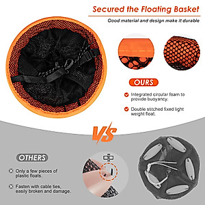 QualyQualy Foldable Fish Basket - Portable Collapsible Fishing Net Storage Cage for Live Fish