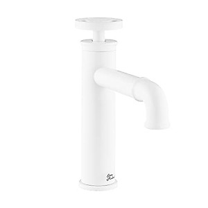 Swiss Madison Well Made Forever SM-BF80MW, Avallon 7 Single Handle, Bathroom Faucet in Matte White