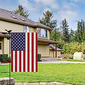 American Garden Flag USA Independent Day 4th of July Celebrate Burlap Double Sided Outdoor Yard Decorations 12.5 x 18 Inch