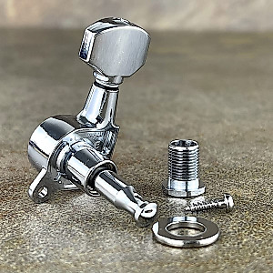 Gotoh Schaller-style Knob Chrome Tuners (6-in-a-line)