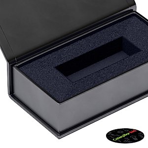 3 x Magnetic USB Presentation Gift Boxes, Black, Flash Drives, Removable Drives, Wedding USB Box, Wedding Presentation Gift Box, Photography, Present/Gift, 4" Box