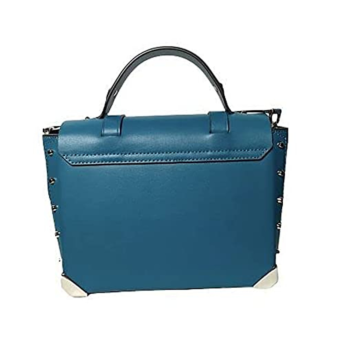 Michael Kors Manhattan Medium Top Handle Bag School Satchel - Lagoon