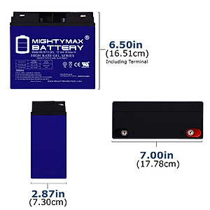 Mighty Max Battery 12V 18AH Gel Battery for Baoshi 6-DZM-20 6DZM-20-4 Pack