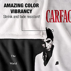 Scarface Poster Officially Licensed Silky Touch Super Soft Throw Blanket 50" x 60"