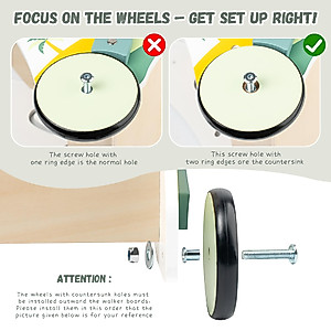 Wooden Baby Push Walker Adjustable Speed Montessori Walker with Activity Center for Boys, Girls and Toddler Toy for Ages 1-3