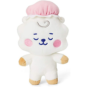 Lerion Cartoon Pillow for Kids,Pillow Doll Plush Small Plush Puppets,Dream of Baby Series Character Cute Small Plush Stuffed Animal Figure Doll (Rj,7.8 inch)