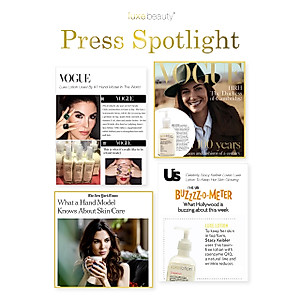 Luxe Beauty: Unscented Luxury Lotion - Anti-Aging Hand & Body Lotion with Hyaluronic Acid - Moisturizing, Lightweight, Non-Greasy Formula for Silky Smooth Skin - Gentle Hand Cream & Body Moisturizer