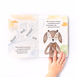 Slumberkins 14" Kin & Board Book | Promotes Emotional Courage, Resilience & Empathy | Social Emotional Tools for Ages 0+ (Ibex Kin & Board Book)