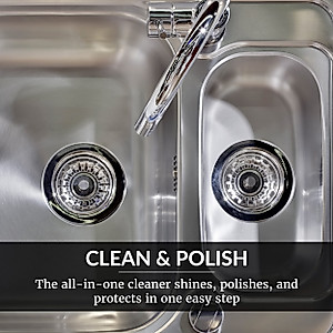 Hope's Perfect Sink Cleaner and Polish, Restorative, Removes Stains, Cast Iron, Corian, Composite, Acrylic, 8.5 Fl Oz