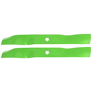 8TEN LawnRAZOR Mower Blade Set for AYP Husqvarna Poulan LT 120 38 inch Deck 134148 139774 532134148 532139774 (Mulching)