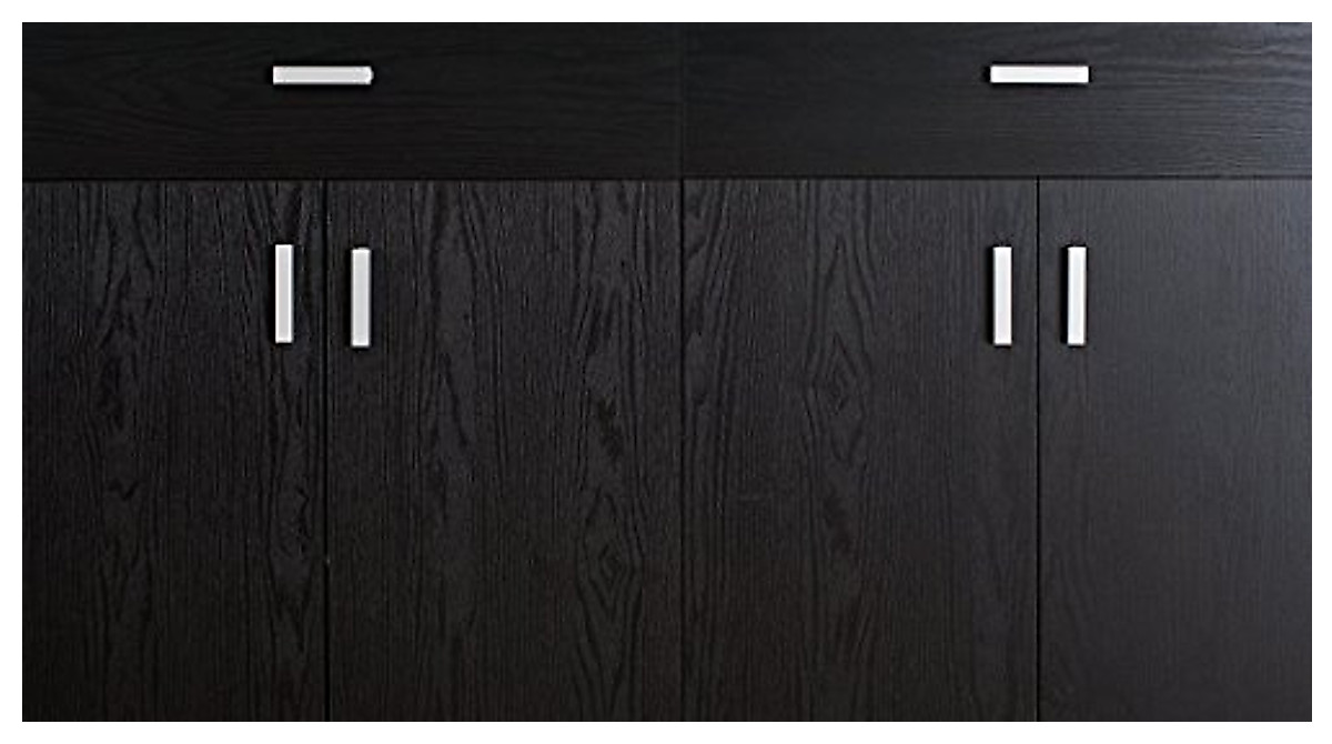 HOMES: Inside + Out Brysin Modern 48 in. Buffet Server, Sideboard with Removable Wine Holder, 2 ...
