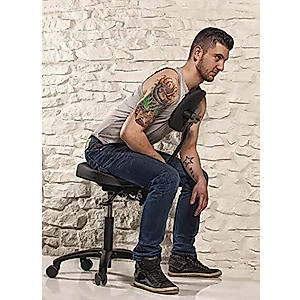 Precision Professional Tattoo Stool - Black