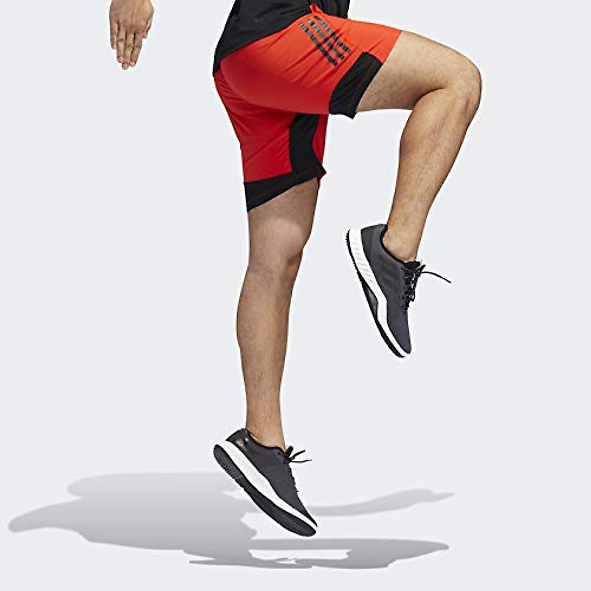 adidas 4KRFT Tech Woven 3-Stripes Shorts Men's, Red, Size 2XL