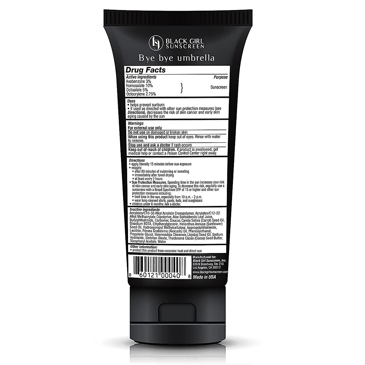 Bissport BlackGirlSunscreen SPF 30 Sunscreen - Made by Women of Color for People of Color - 3 FL OZ