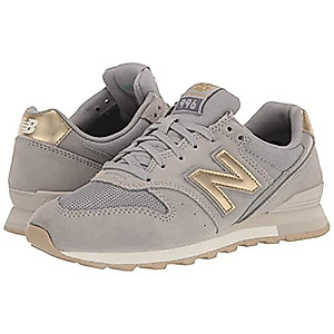 New Balance Women's 996 V2 Sneaker, Team Away Grey/Gold/Raincloud, 10