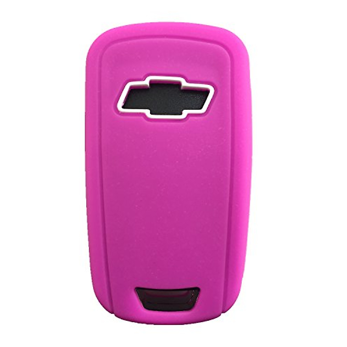 KAWIHEN Silicone Key Fob Cover Compatible with Chevrolet Chevy Camaro Cruze Equinox Impala Malibu Sonic OHT01060512 KR55WK50073（Purple）