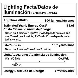 Lighting EVER LED Smart Light Bulbs, Compatible with Alexa and Google Assistant, 60 Watt Equivalent, Dimmable with App (Not Support Traditional Dimmers), Warm White 2700K, A19 E26, 2.4GHz WiFi Only