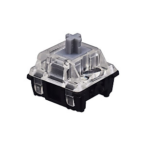 Ranked Gateron ks-15 Optical Key Switches for RGB Mechanical Gaming Keyboards | Plate Mounted (Gateron Optical Silver, 65 Pcs)