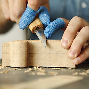 BeaverCraft Cut Resistant Tape Adherent Wrap Tape No-Cut Tape for Wood Carving and Whittling NCT6 6pcs