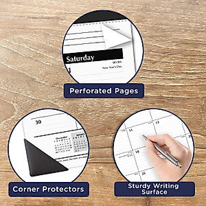 2022 Desk Calendar by AT-A-GLANCE, Monthly Desk Pad, 24" x 19", Jumbo, Ruled (SK3000)