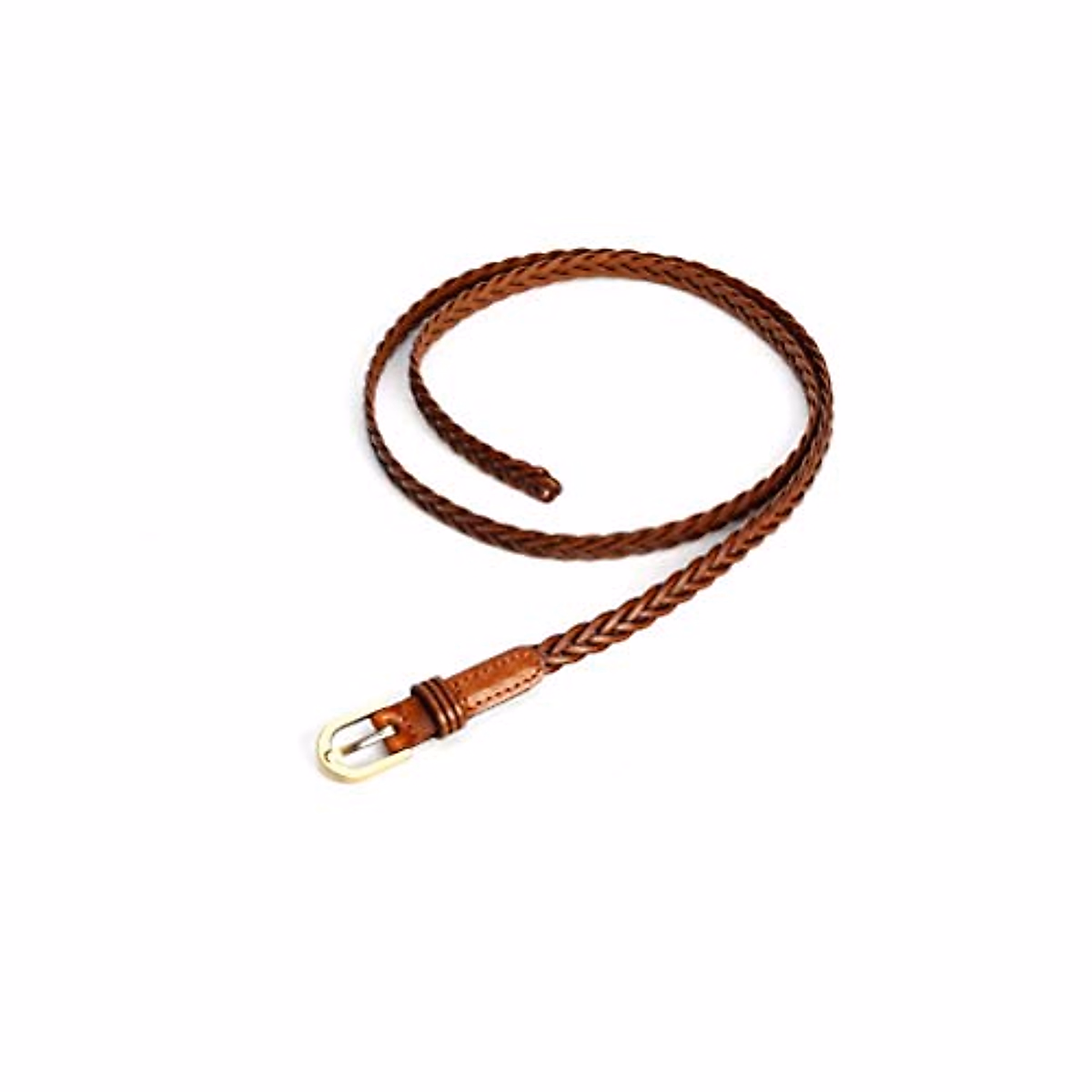 VOCHIC Womens Braided Waist Belt for Large Dress and Shirt Pants Skinny Woven Strap