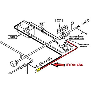 Professional Parts Warehouse Aftermarket Boss Power Ground Cable, Truck Side HYD01684 & Plow Side HYD01690