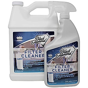 Black Diamond Stoneworks Ultimate Spa Filter Cleaner Fast-Acting Spray for Hot Tub & Pool Filters.Bundle