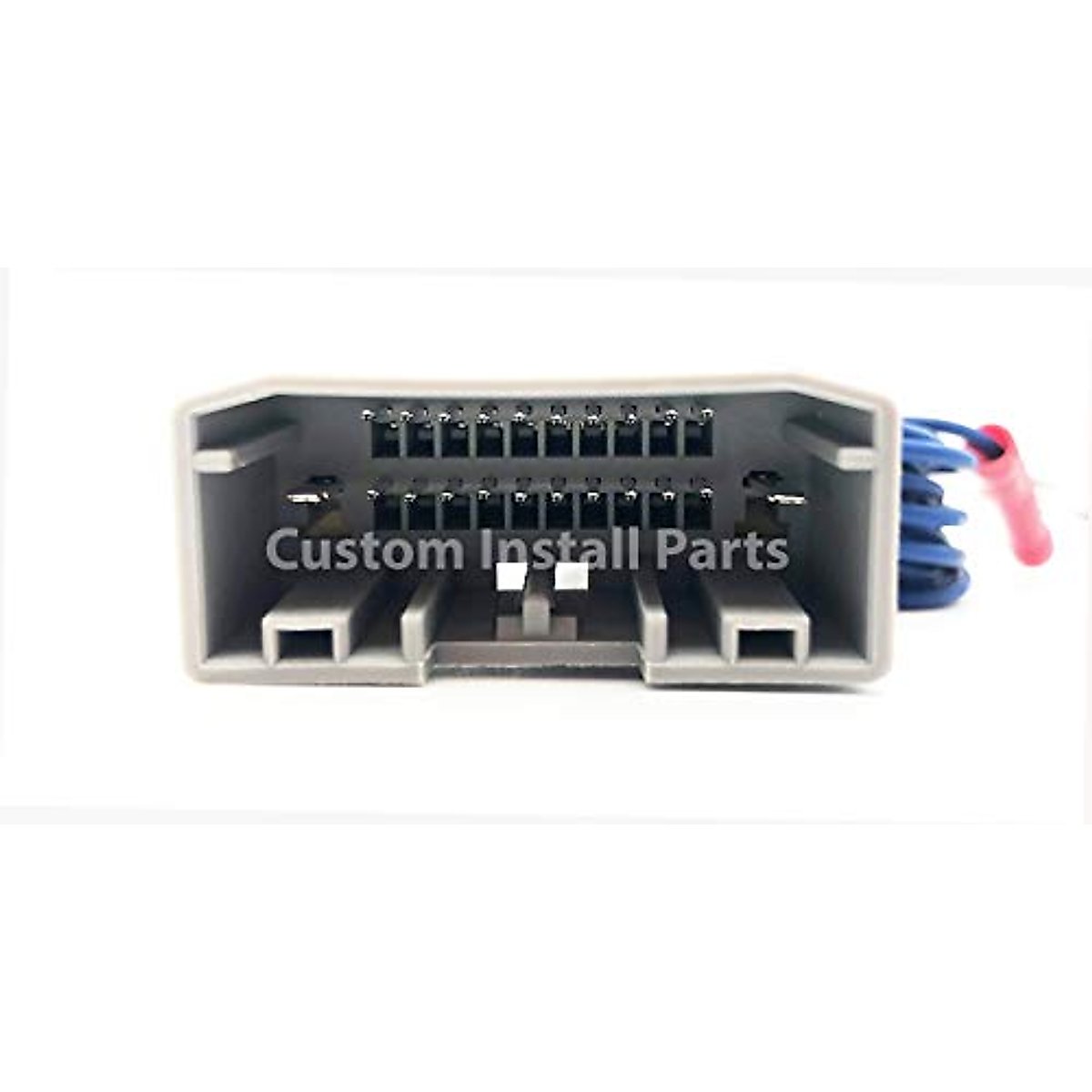 Factory Radio Add A Amp Amplifier Sub Interface Wire Harness Inline Converter Compatible with Chrysler Dodge Jeep - Select Models