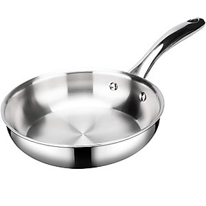 Duxtop Whole-Clad Tri-Ply Stainless Steel Stir-Fry Pan Kitchen Induction Cookware 10 Inches
