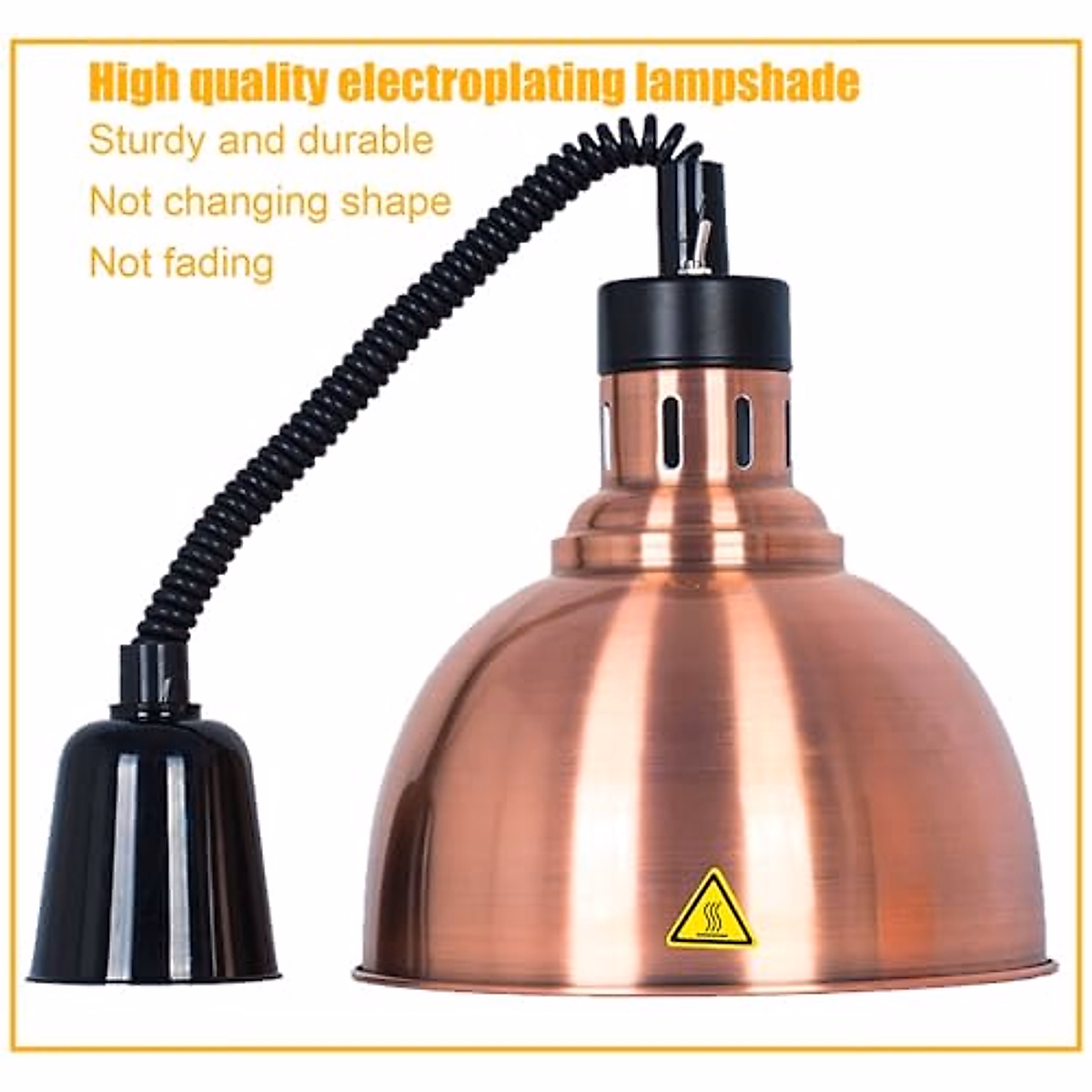 Food Heating Lamp, Hanging Food Warmer for Buffet Restaurant Hotel Kitchen, Retractable Food Warming Lamp Commercial Catering Equipment, Food Heat Warmer Lamp,